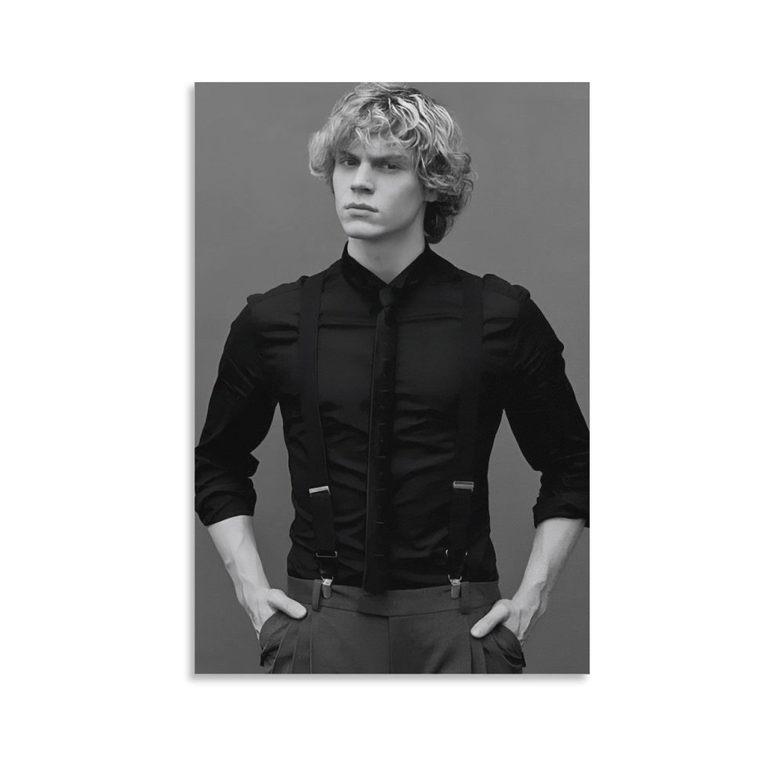 Evan Peters Art Popular Actor Poster Canvas Wall Art Prints Poster ...