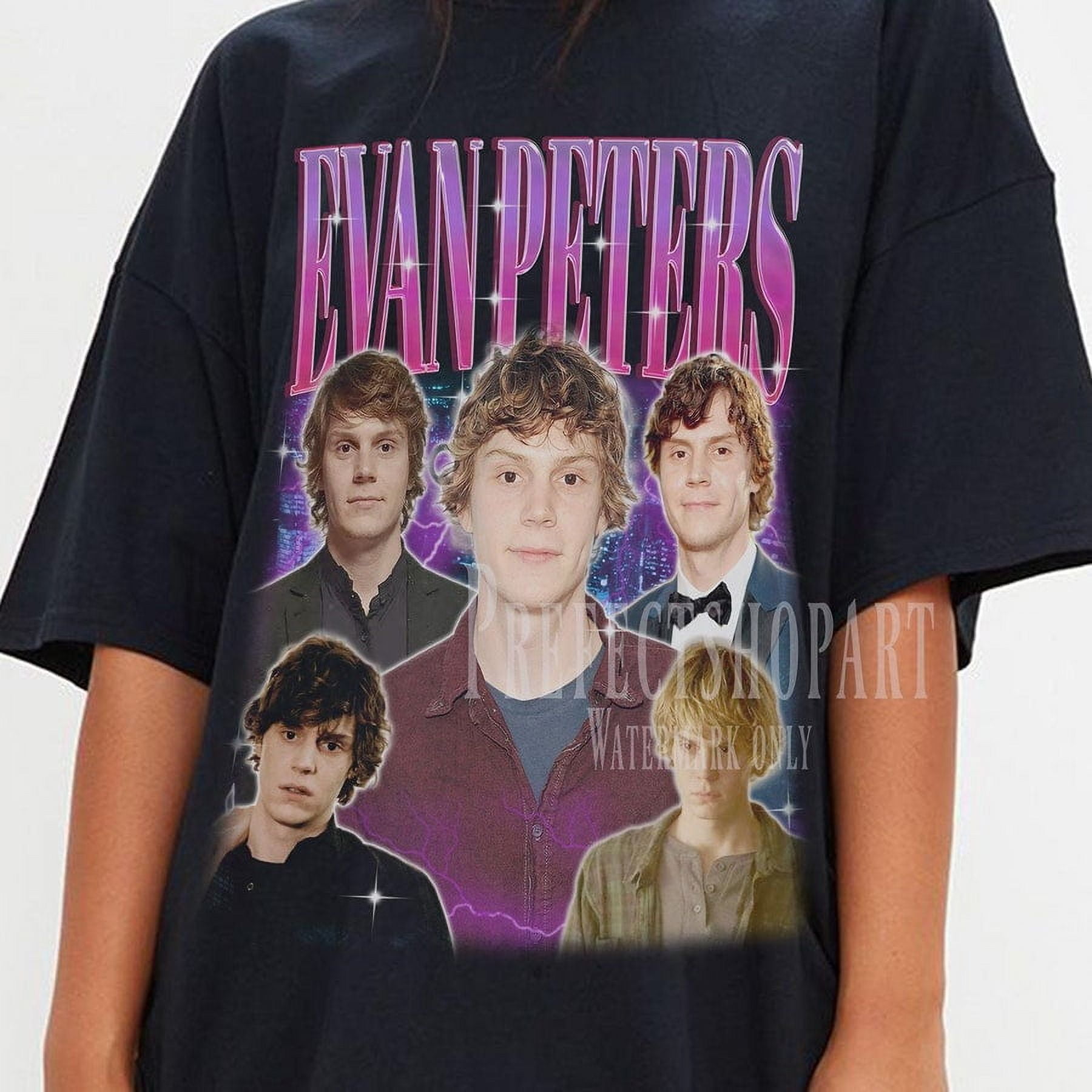 Evan Peters Shirt, Evan Peters Vintage Tshirt, Evan Peters Retro Tees ...