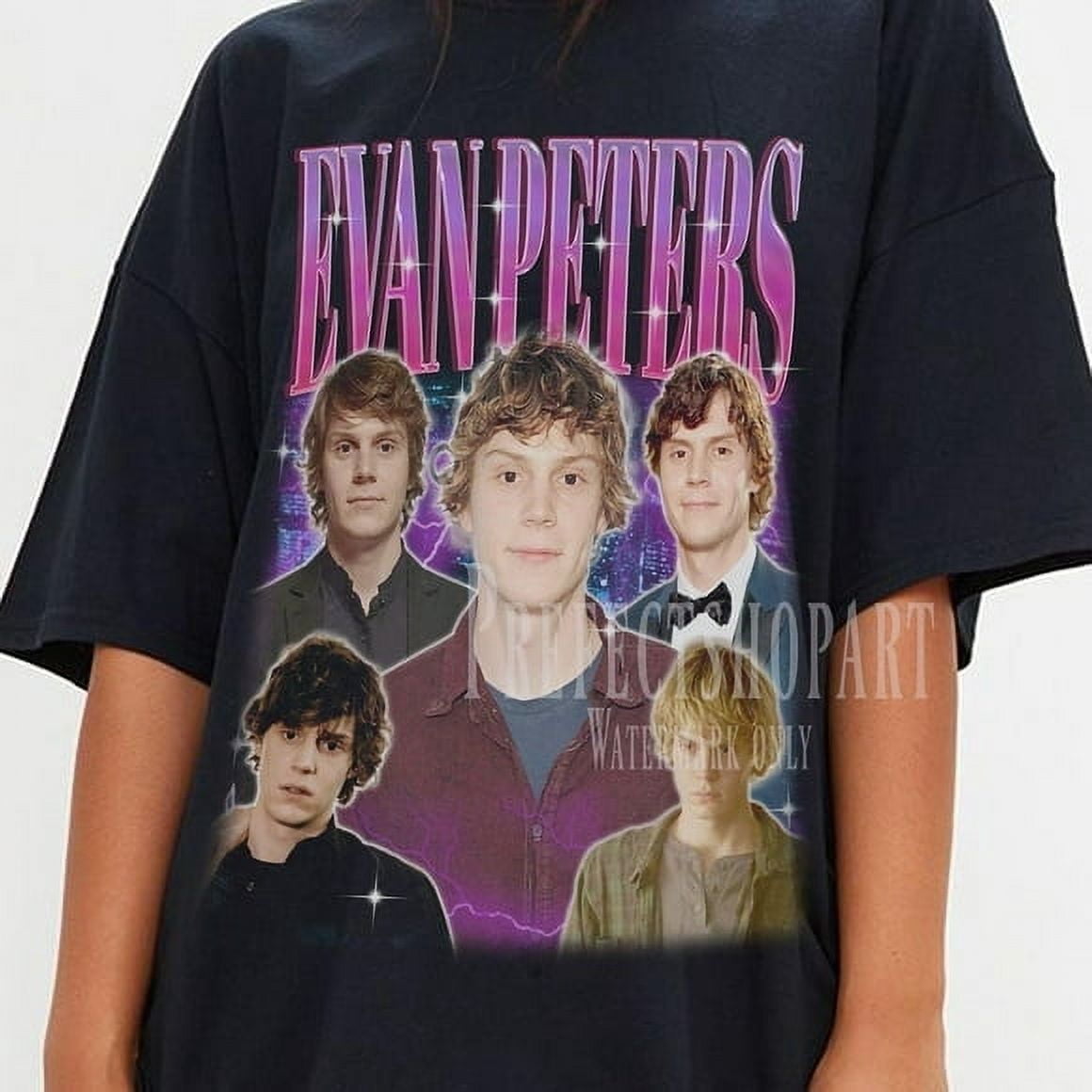 Evan Peters Shirt, Evan Peters Vintage Tshirt, Evan Peters Retro Tees ...