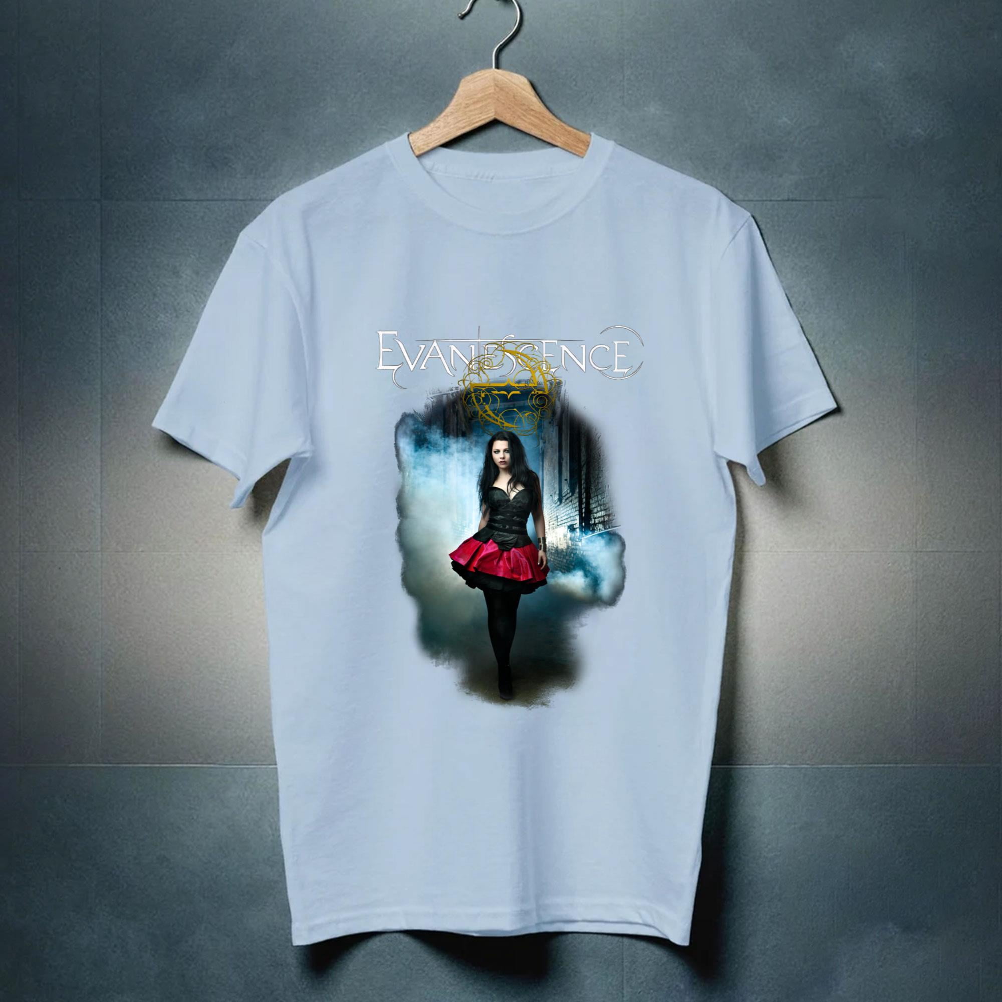 Evanescence Band Amy Lee Fallen Gift Fans Black Men S-233XL Shirt C127 ...