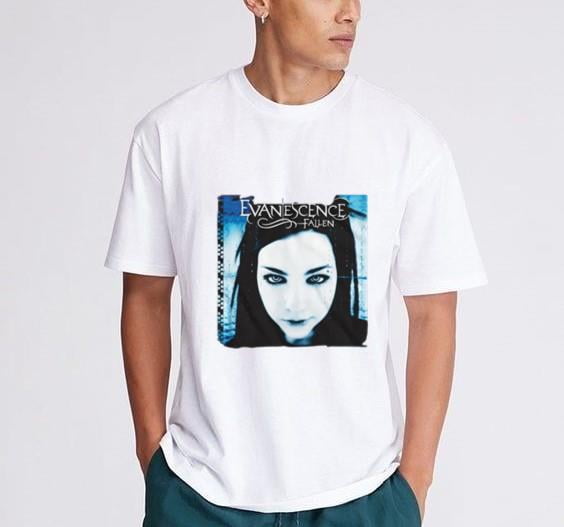 Evanescence Fallen Album Cover Official T-Shirt-removebg-preview ...