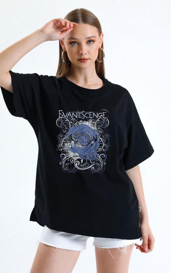 Evanescence Filigree Flower Album Cover Graphic Amy Lee Goth Rock Band ...