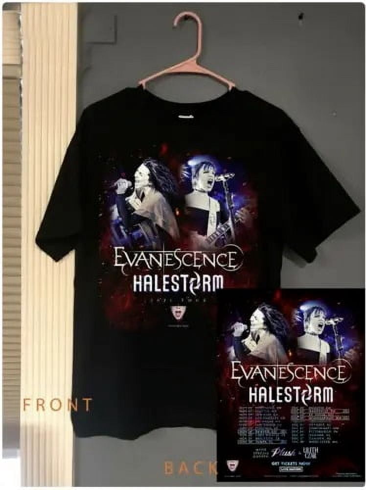 Evanescence Halestorm Tour 2021 Shirt Evanescence Halestorm Concert ...