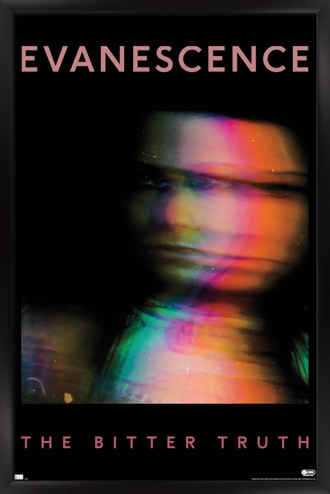 Evanescence - The Bitter Truth Wall Poster, 22.375" x 34" Framed ...