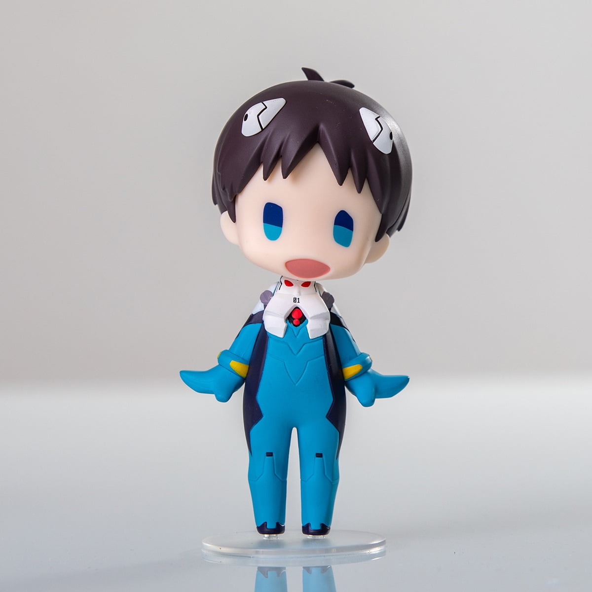 Evangelion Anime Figure Ayanami Rei Asuka Shinji Figurine Kawaii Car ...