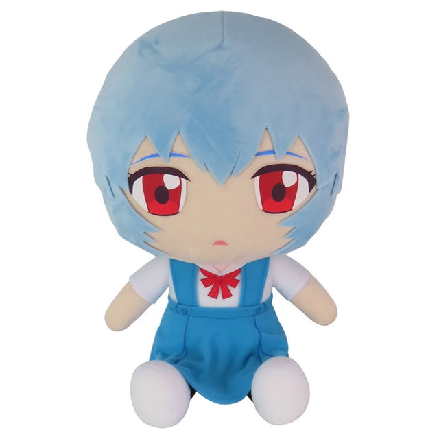 Rei Quatre Uniform Sit - Neon Genesis Evangelion 13" New Movie Plush ...