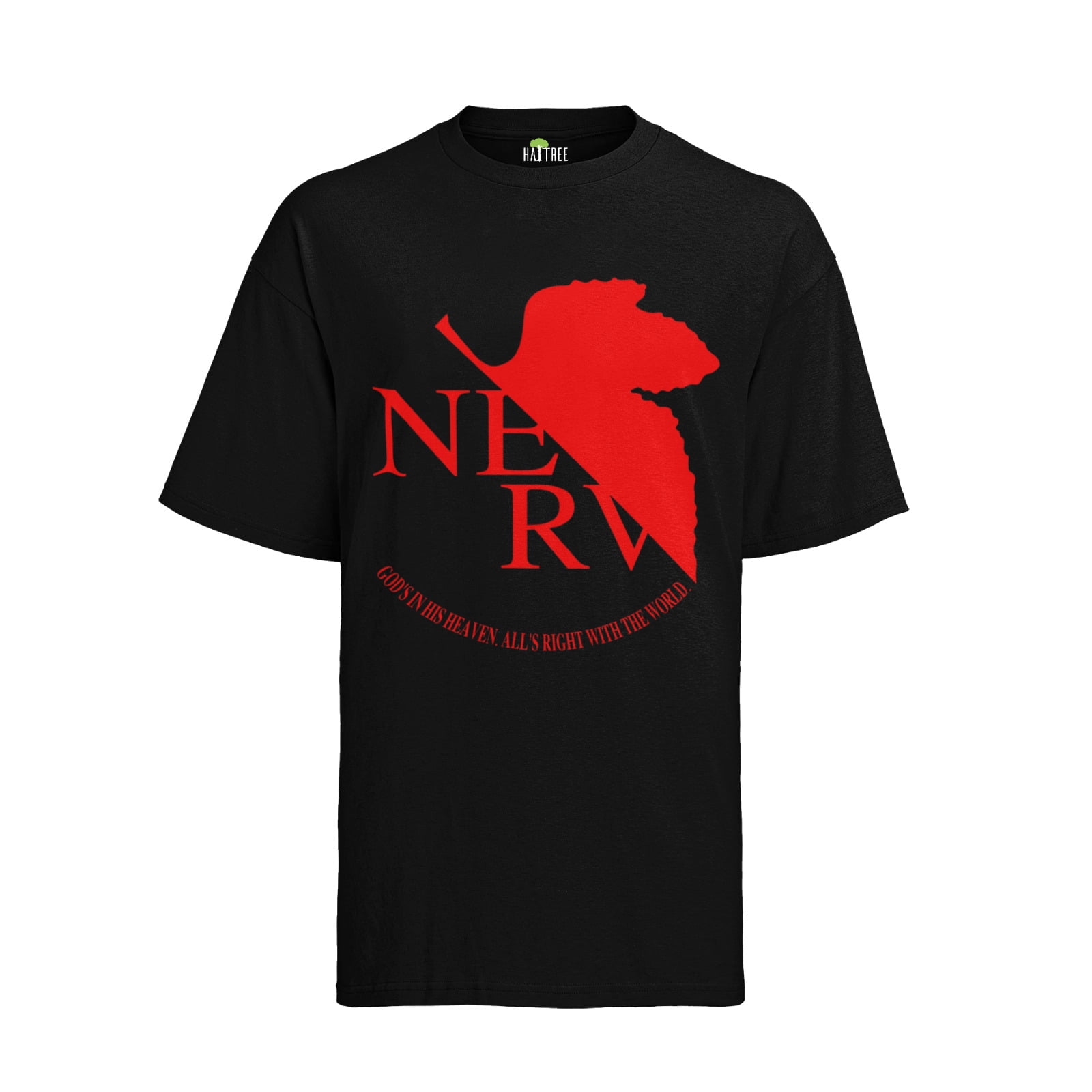 Evangelions Nerv Logo Symbol Engel Anime Manga Geek Nerd Herren T-Shirt ...