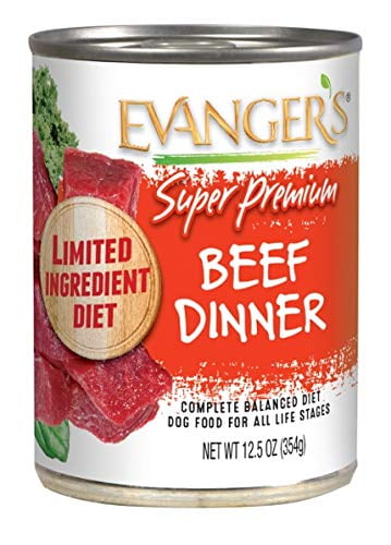 Evanger's Super Premium Beef MSF2 Dinner for Dogs - 12, 12.5 oz Cans ...
