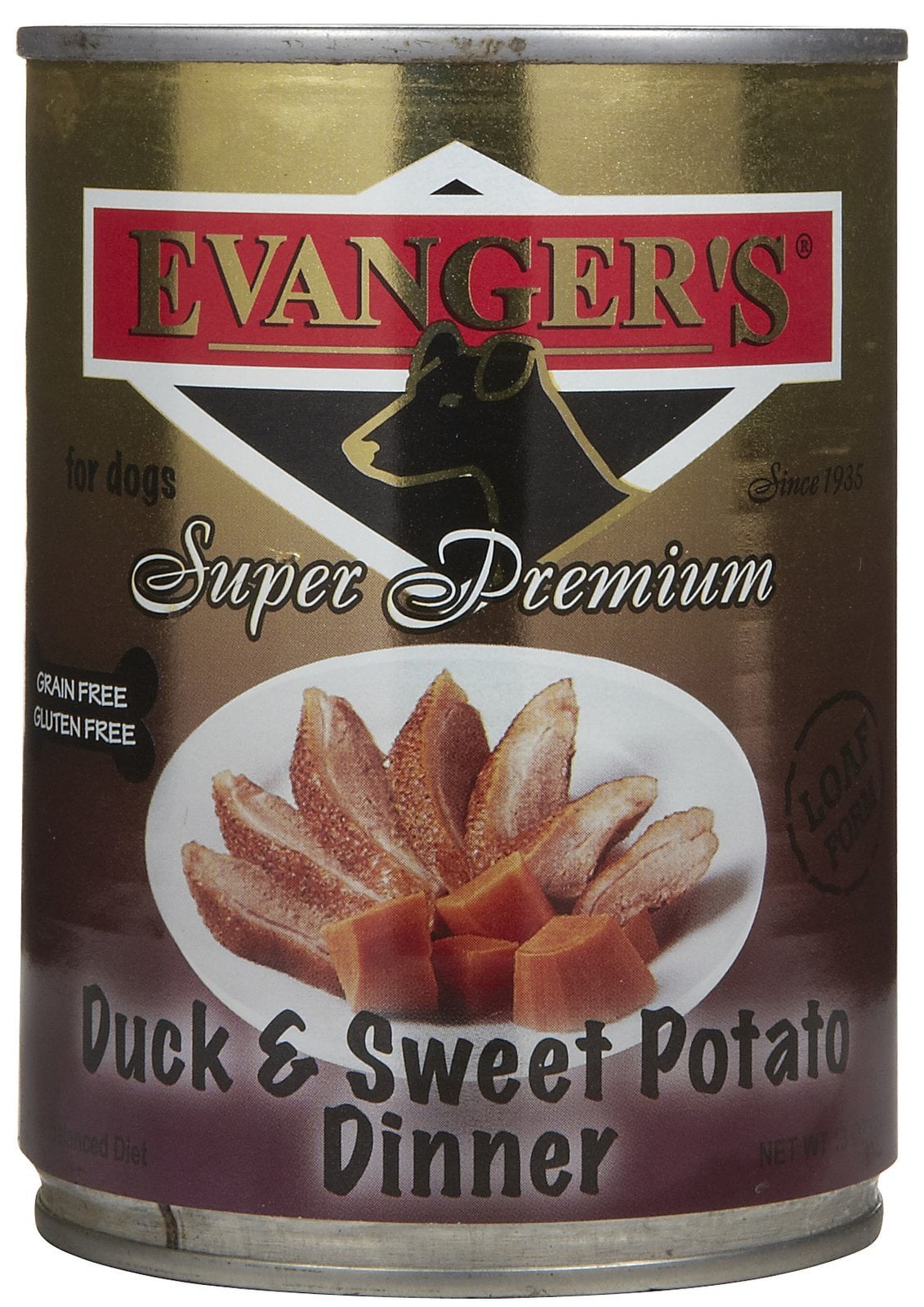Evanger's Super Premium Duck and HYZ01 Sweet Potato Dinner for Dogs ...