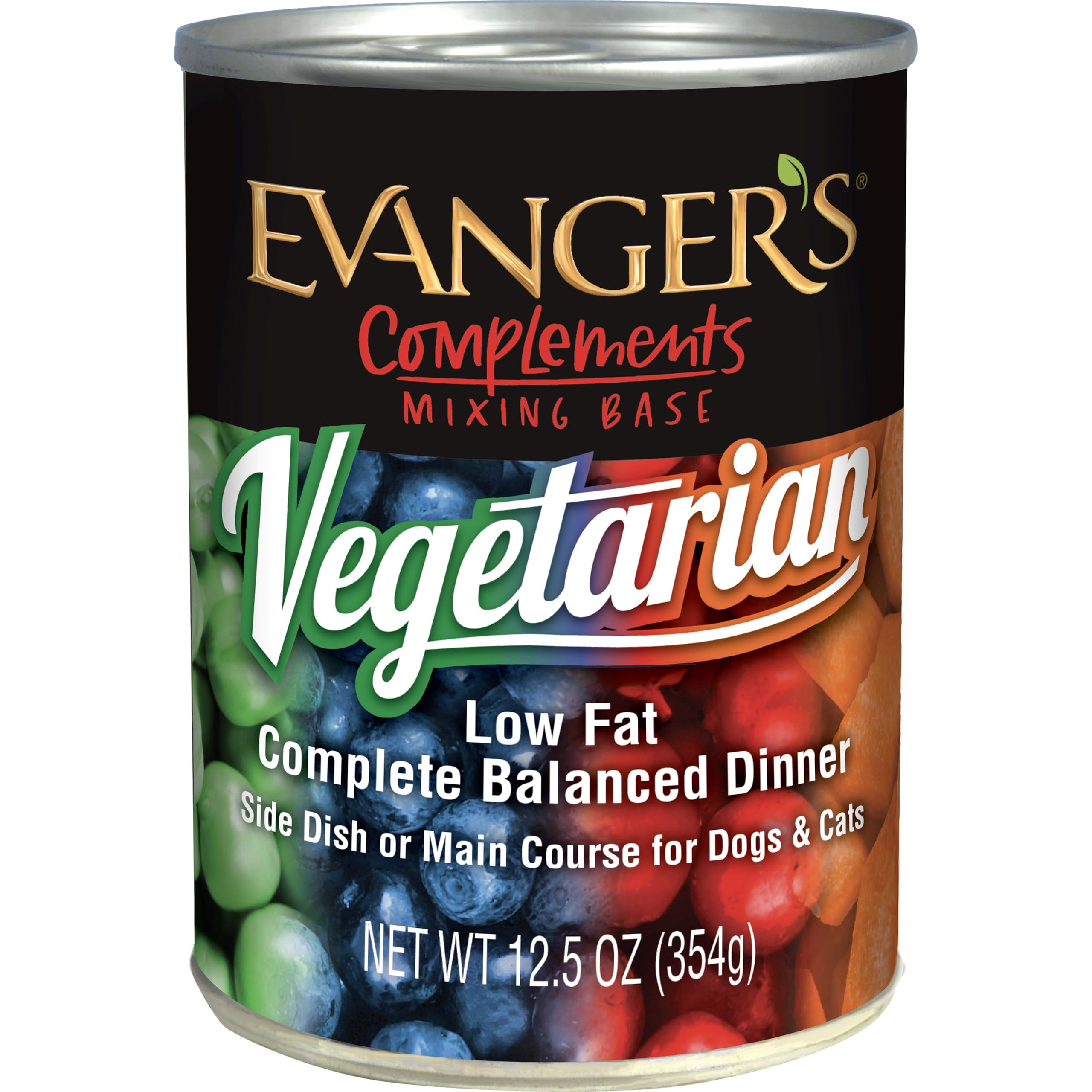 Evanger's Super Premium Low Fat Vegetarian Dinner for Dogs & Cats - 12 ...