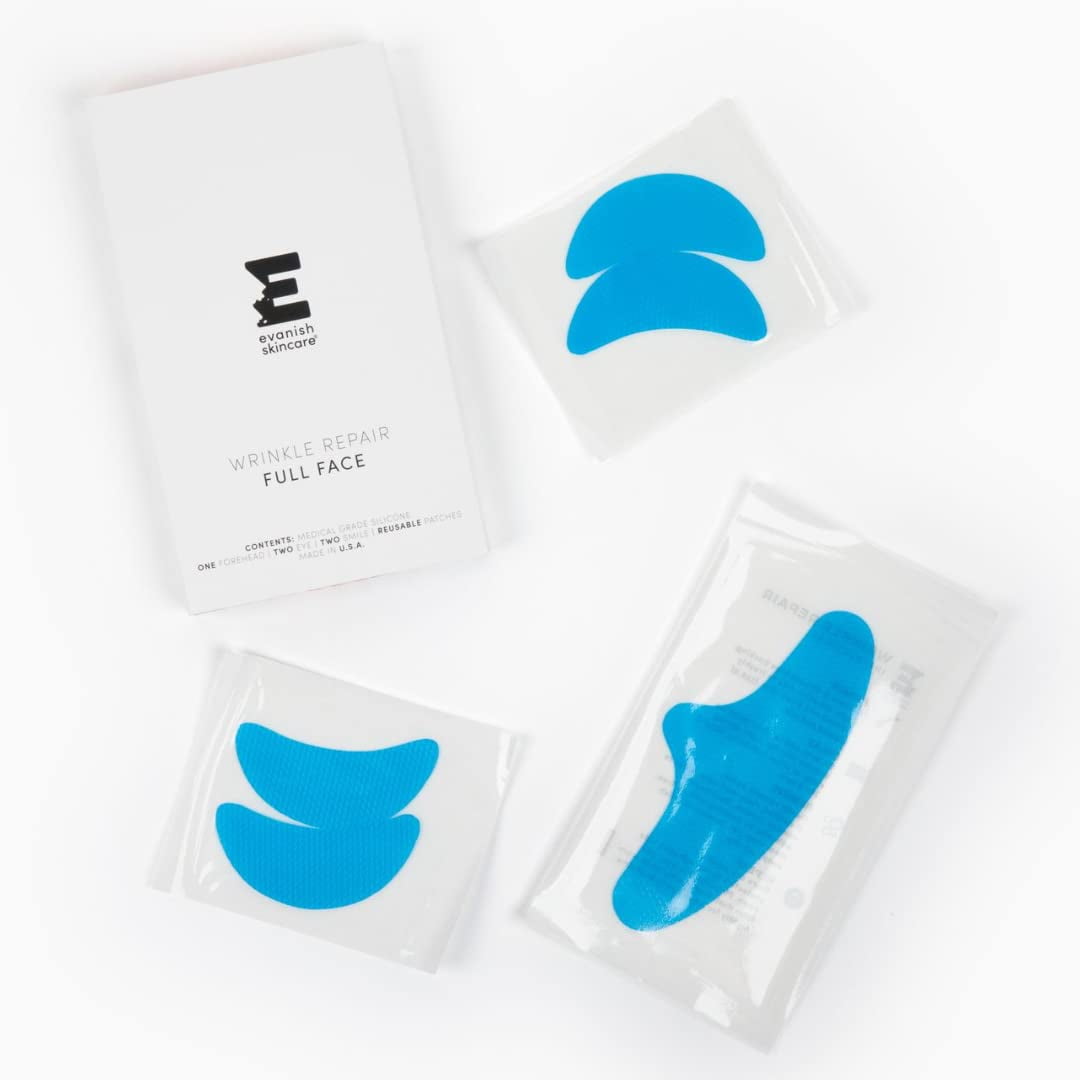 Evanish Skincare Wrinkle Repair Patches for Forehead, Eyes, and Smile ...
