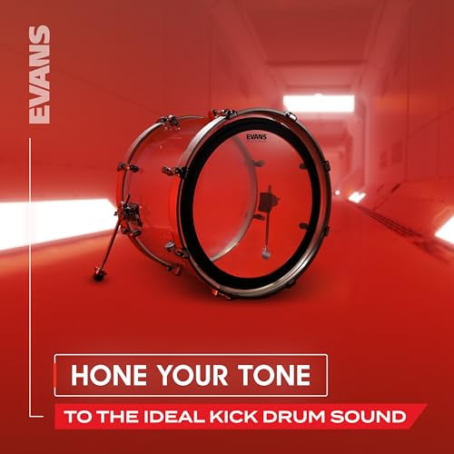 Evans Bass Drum Heads - Kick Drum Head with UV-Cured Coating and ...