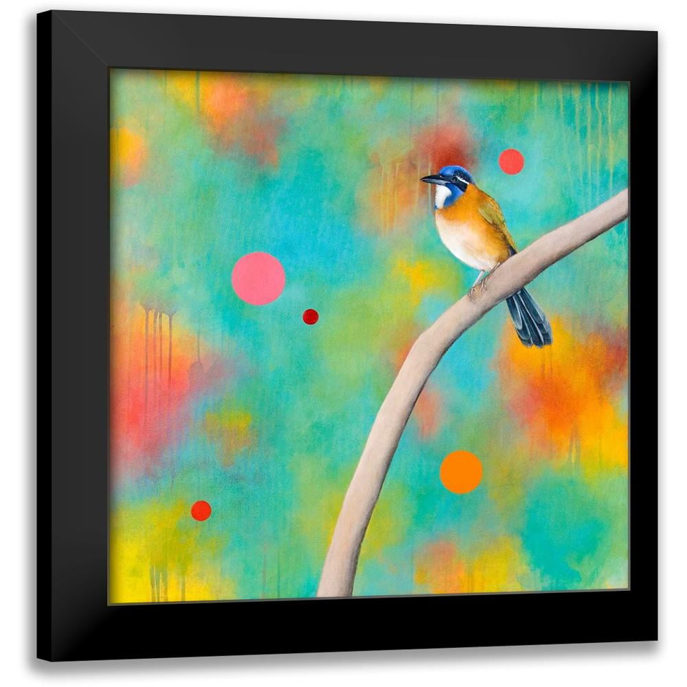 Evans, Bridget G. 20x20 Black Modern Framed Museum Art Print Titled - Mysteries of the Universe ...