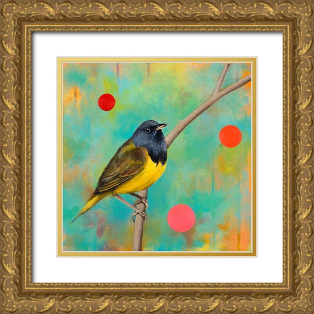 Evans, Bridget G. 26x26 Gold Ornate Wood Framed with Double Matting ...