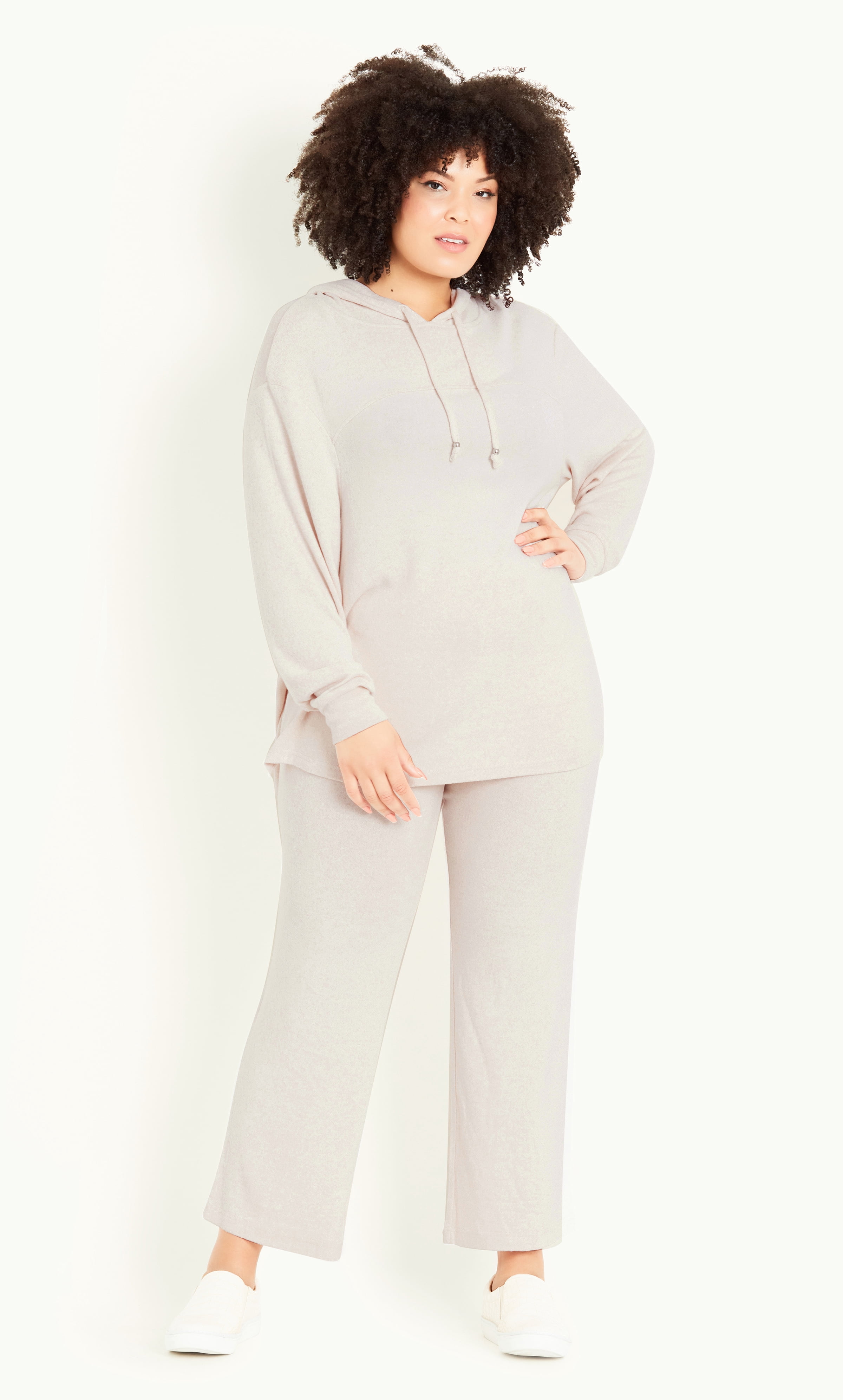 Evans Women's Plus Size Soft Touch Relaxed Fit Pullover Hoodie ...