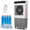 Evaporative Air Cooler, 3500 CFM, 11.6 Gal Tank, 120° Oscillation, 3 ...