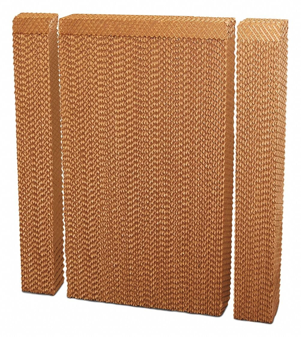 Evaporative Cooler Pad, 35-1/2"H x 36-1/4"W x 2"D, Residential ...