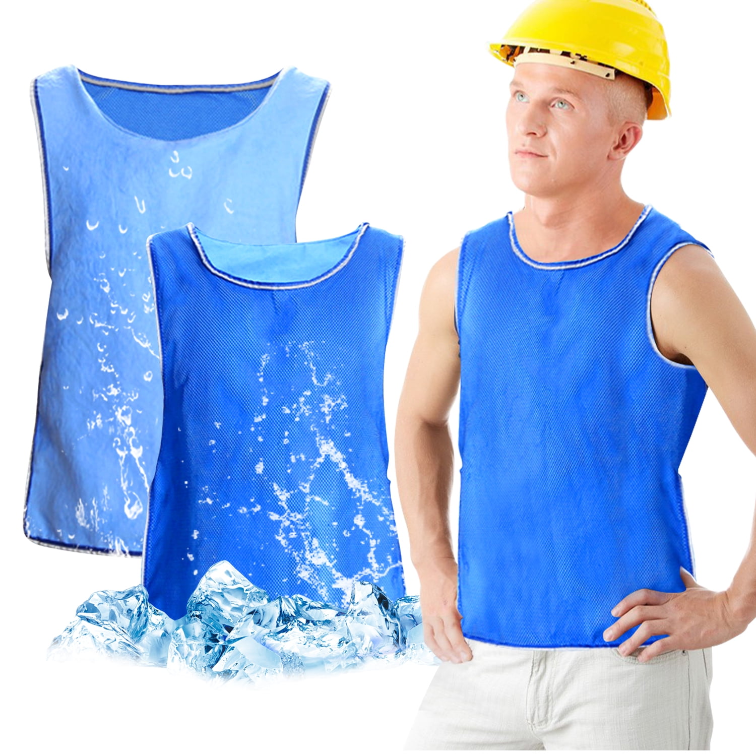 Evaporative Cooling Vest for Women Men: Ice Cold Vest Water Actived ...