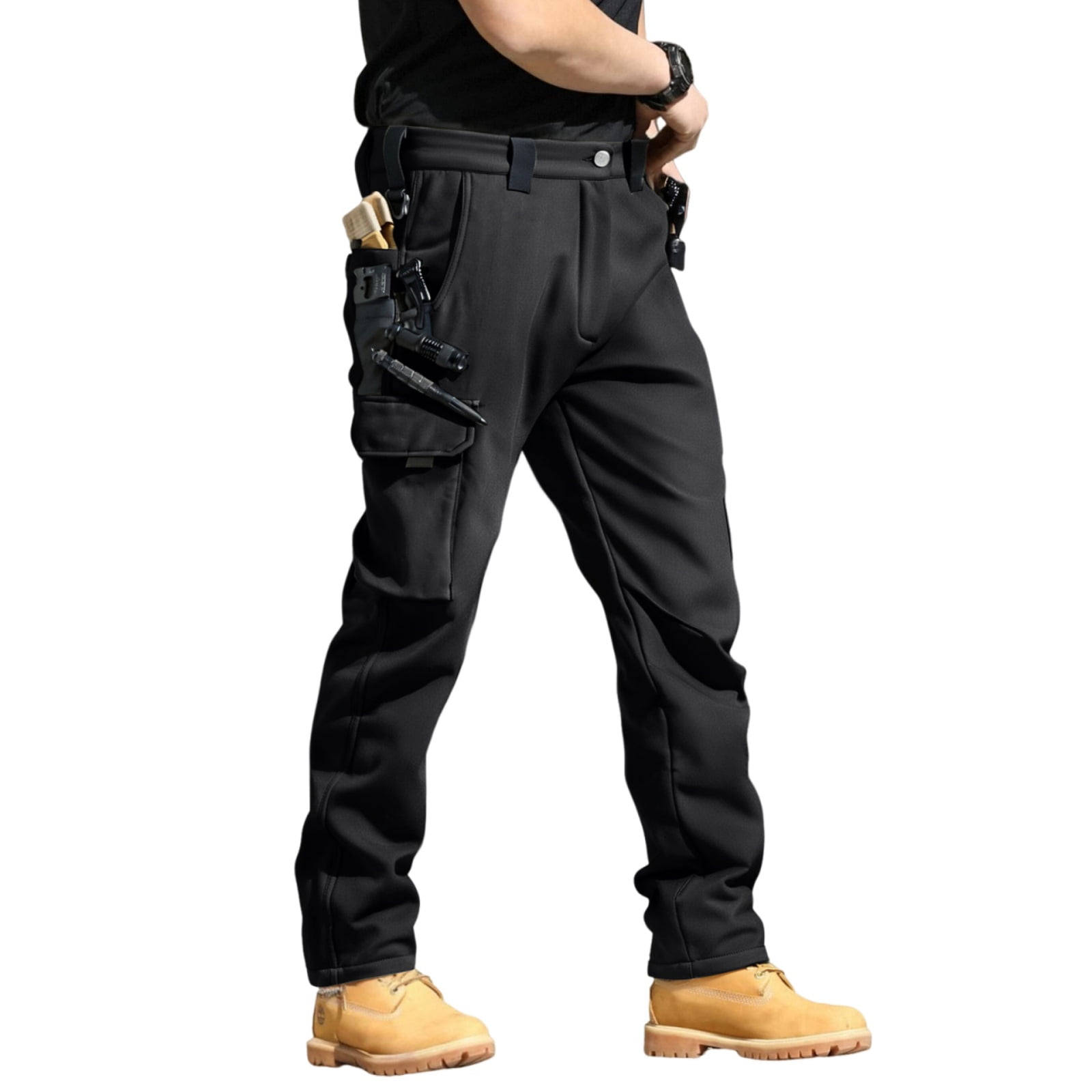 Evdexr Camo Pants Mens Cargo Tactical Sweatpants Ripstop Fleece ...