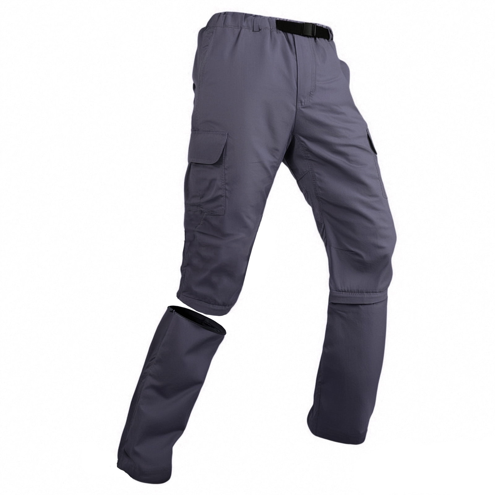 Evdexr Cargo Pants for Men Tactical Hiking Waterproof Zip Off Fishing ...