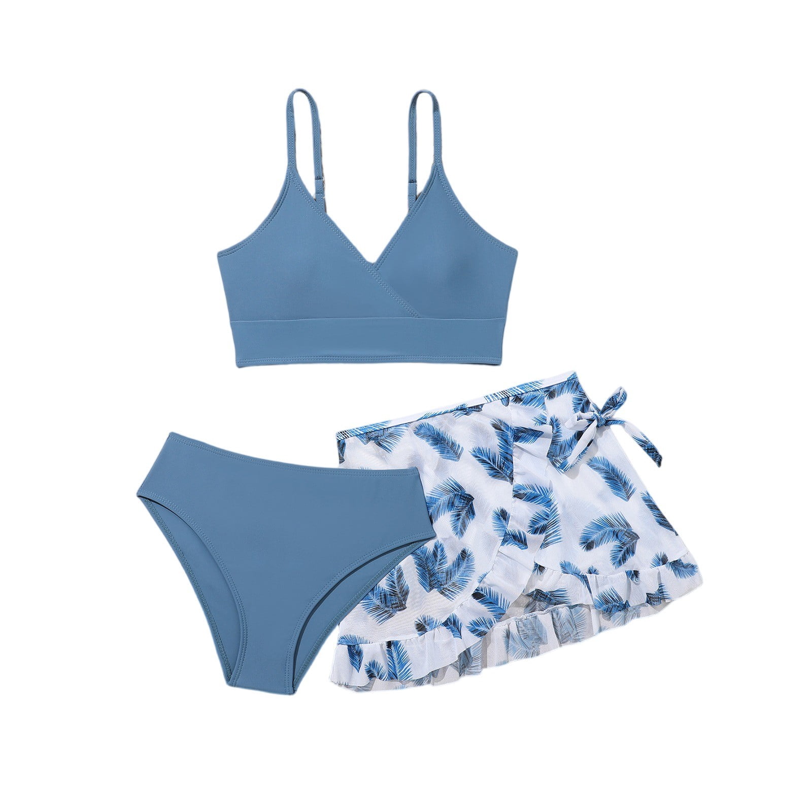 Evdexr Girls Swimsuit Cute Bathing Suits for Teens 2 Piece Cover ...
