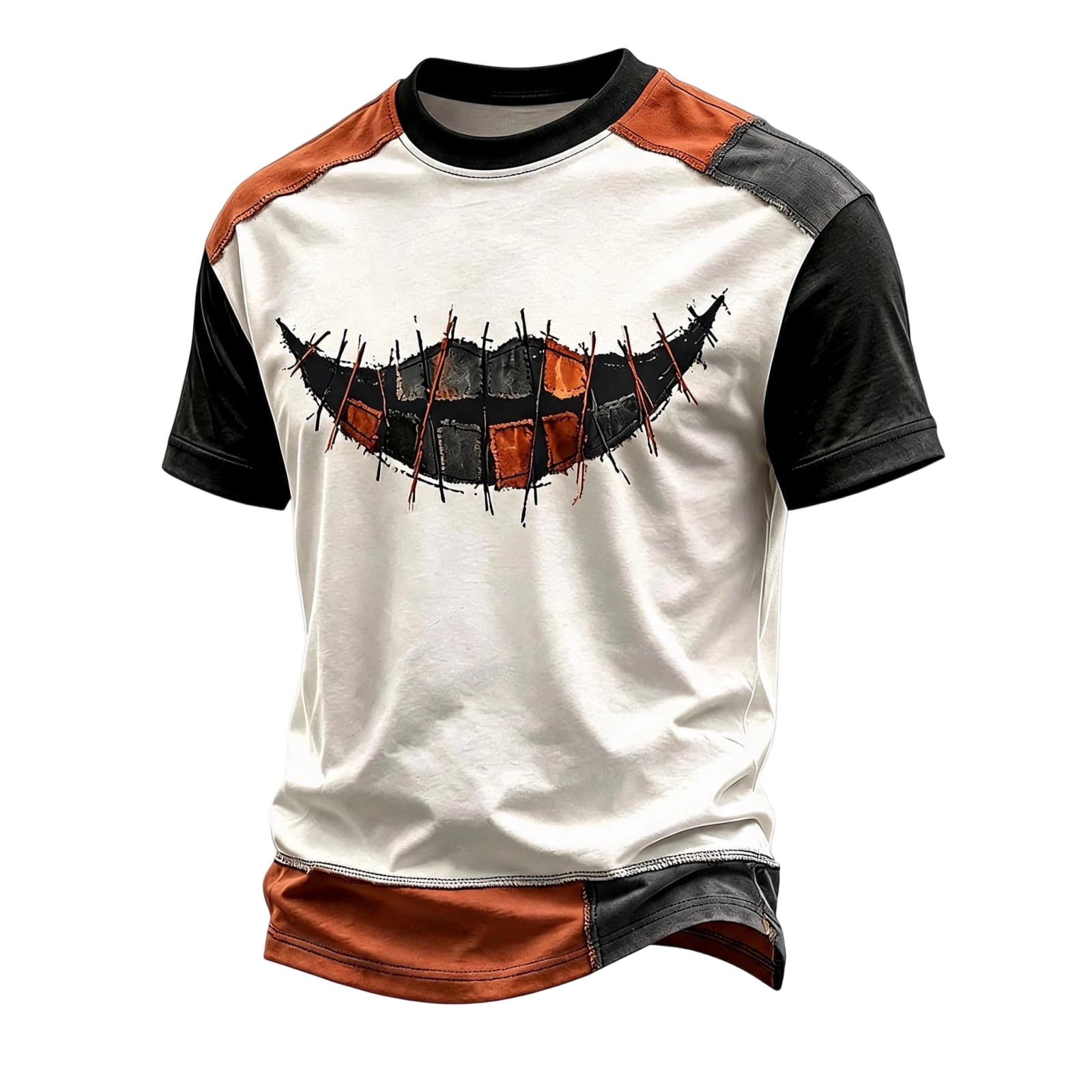 Evdexr Halloween Shirts for Men Witch Hat Pumpkin Graphic Tees Funny ...