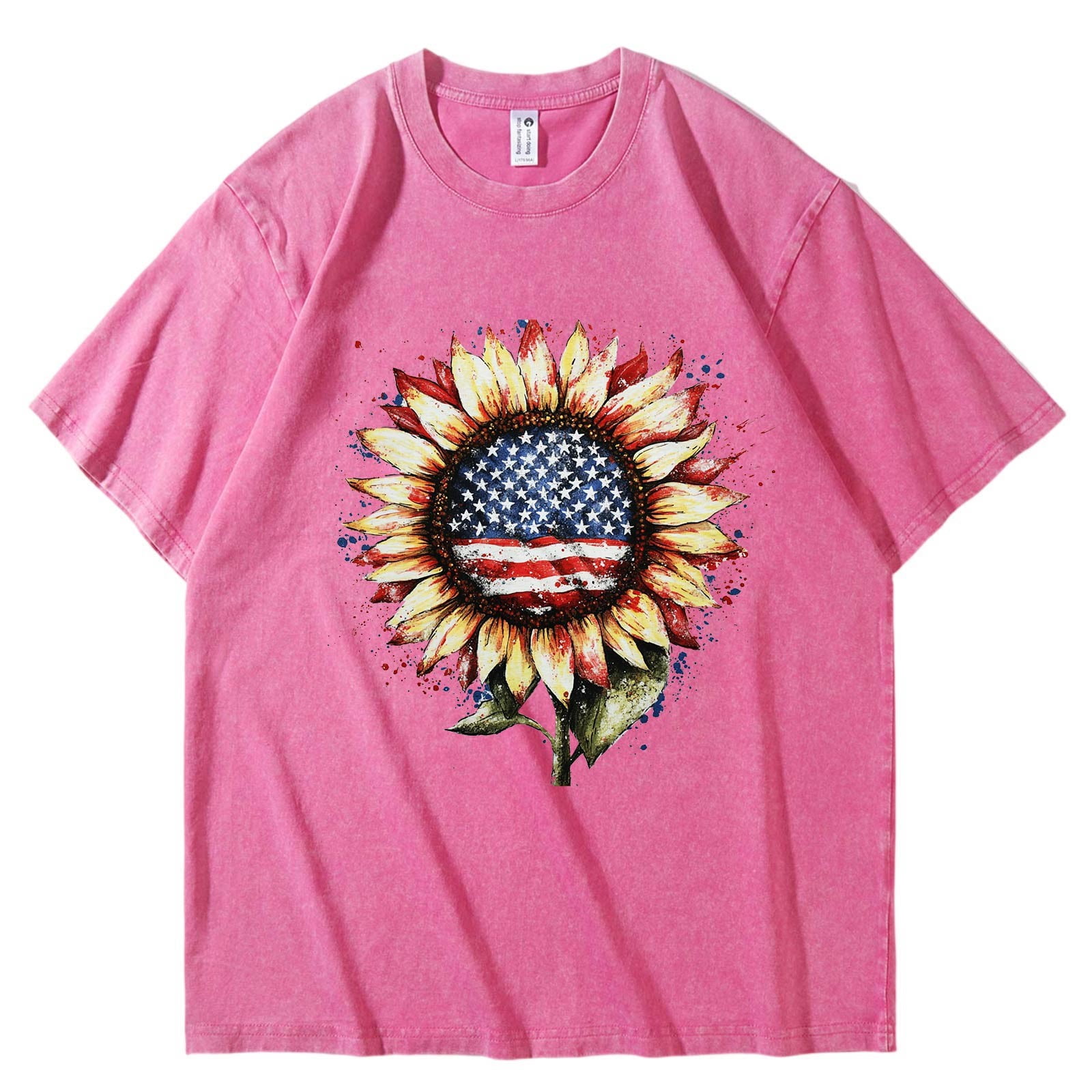 Evdexr Memorial Day Graphic Tees for Women Short Sleeve Summer Crew ...