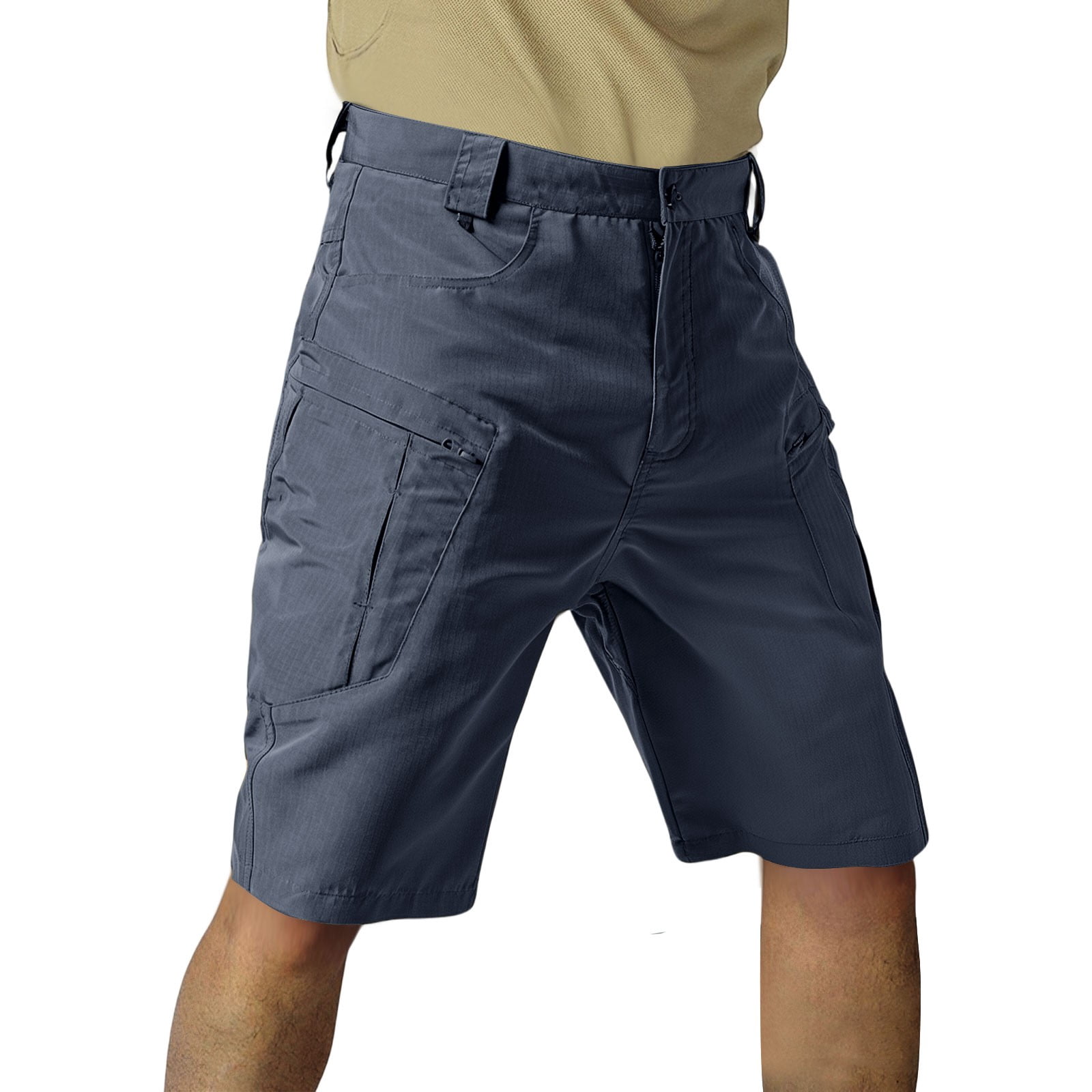 Evdexr Men's Tactical Shorts Pockets Cargo Buckle Solid/camo Flex ...