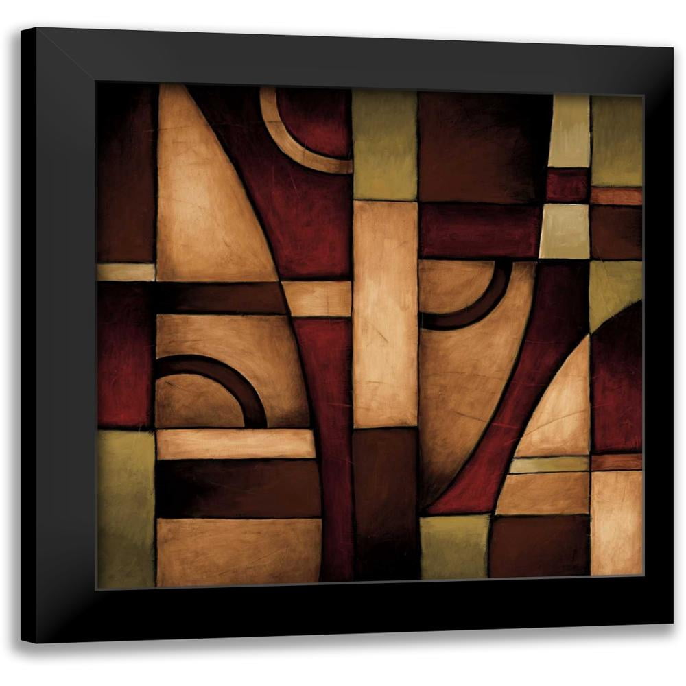 Eve 15x15 Black Modern Framed Museum Art Print Titled - Connections II ...