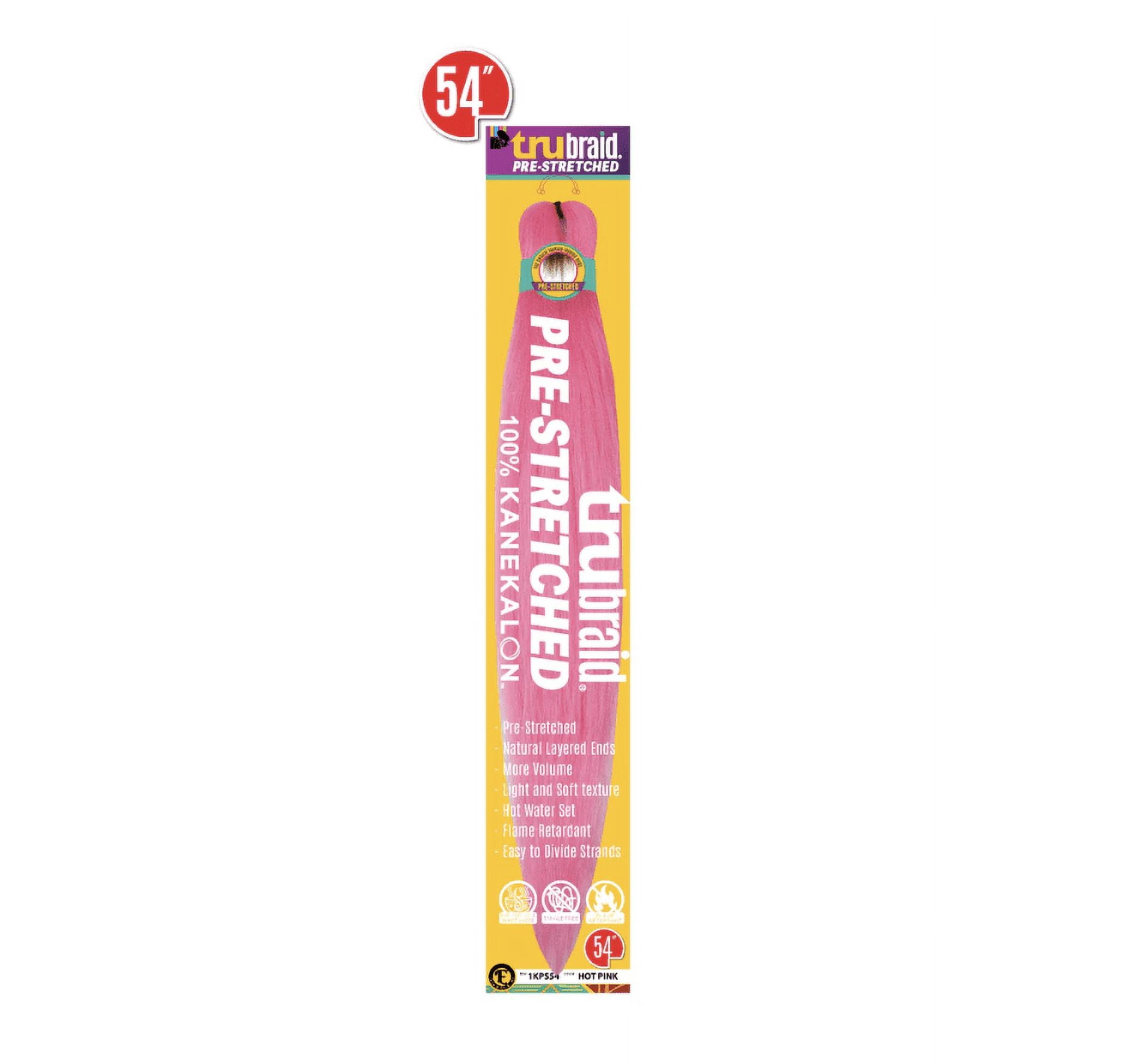 Eve Hair Inc. Tru Braid Pre-Stretched Braiding Hair Extension 54 ...