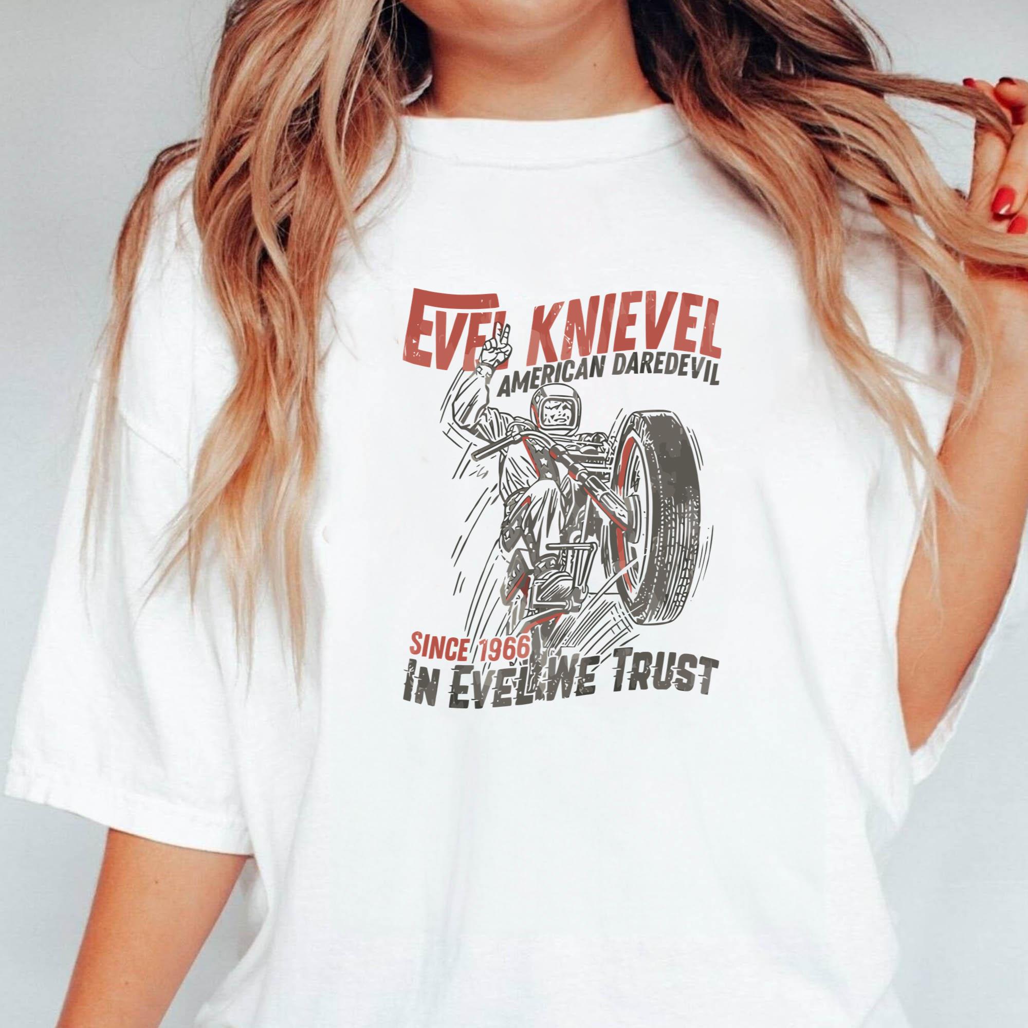 Evel Knievel The American Daredevil Stunt Performer Legend Unisex T ...