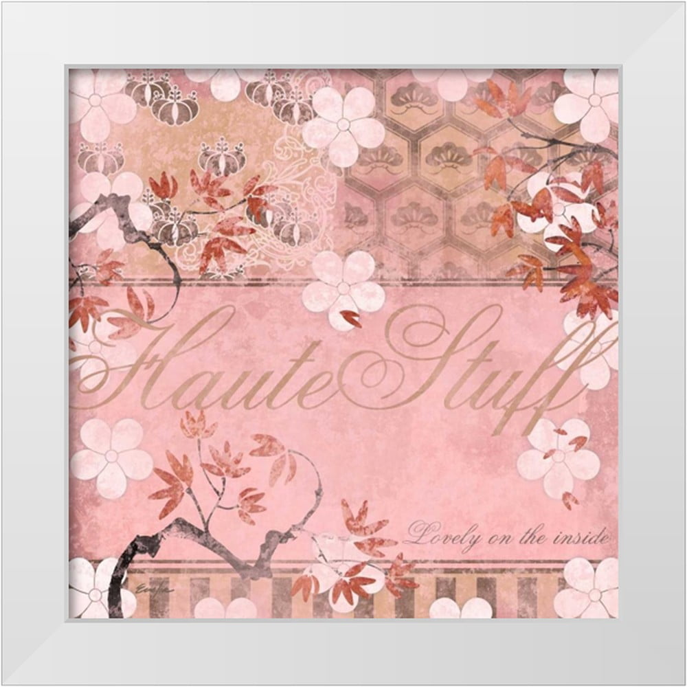 Evelia Designs 12x12 White Modern Wood Framed Museum Art Print Titled ...