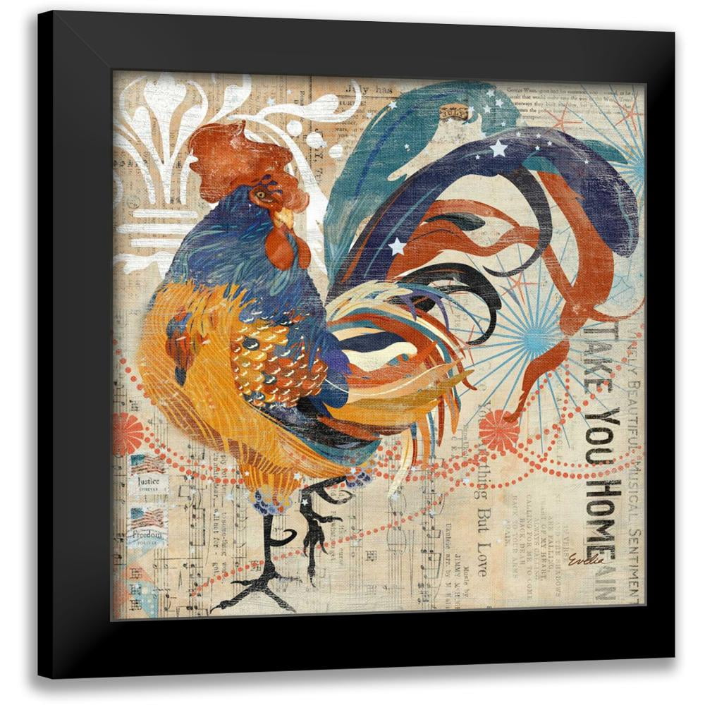 Evelia Designs 15x15 Black Modern Framed Museum Art Print Titled ...