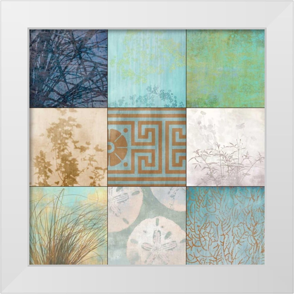 Evelia Designs 15x15 White Modern Wood Framed Museum Art Print Titled ...