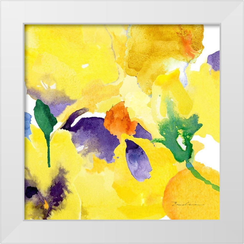 Evelia Designs 15x15 White Modern Wood Framed Museum Art Print Titled ...