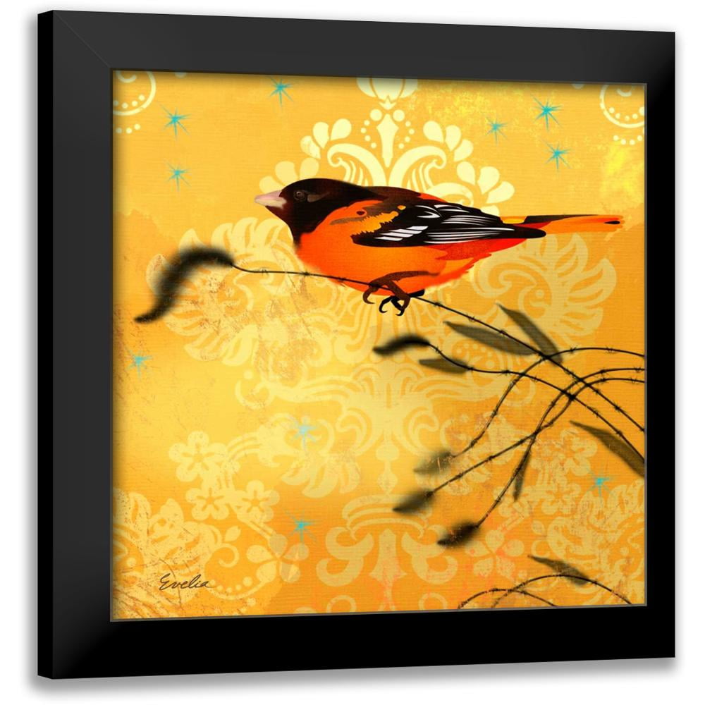 Evelia Designs 20x20 Black Modern Framed Museum Art Print Titled ...