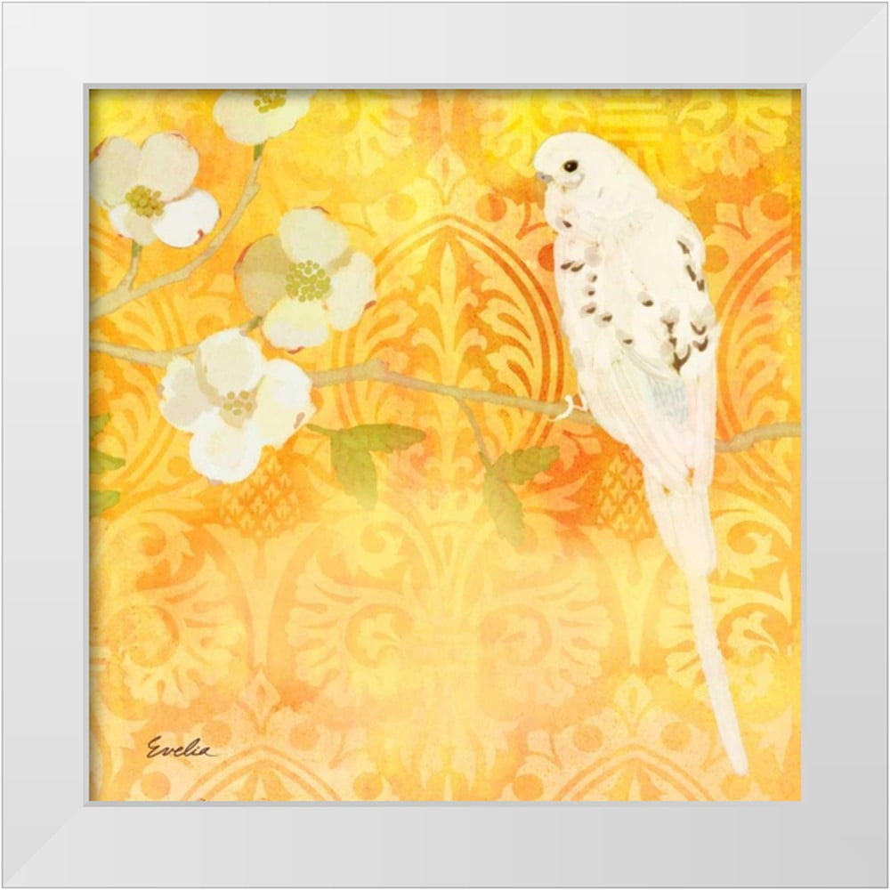 Evelia Designs 20x20 White Modern Wood Framed Museum Art Print Titled ...