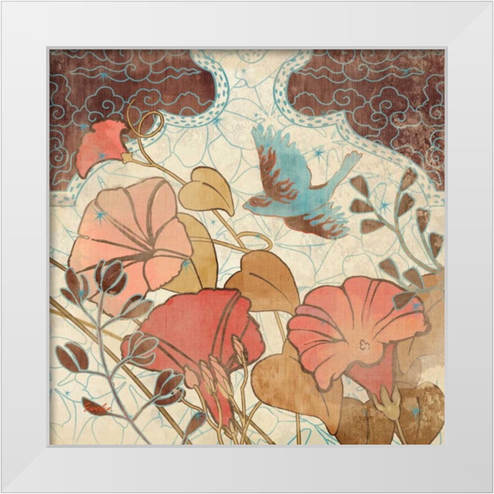 Evelia Designs 20x20 White Modern Wood Framed Museum Art Print Titled ...