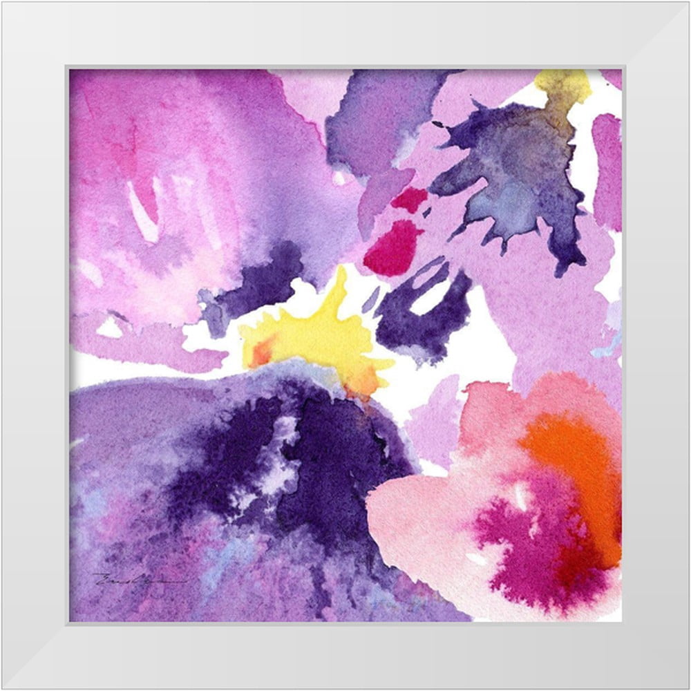 Evelia Designs 20x20 White Modern Wood Framed Museum Art Print Titled ...