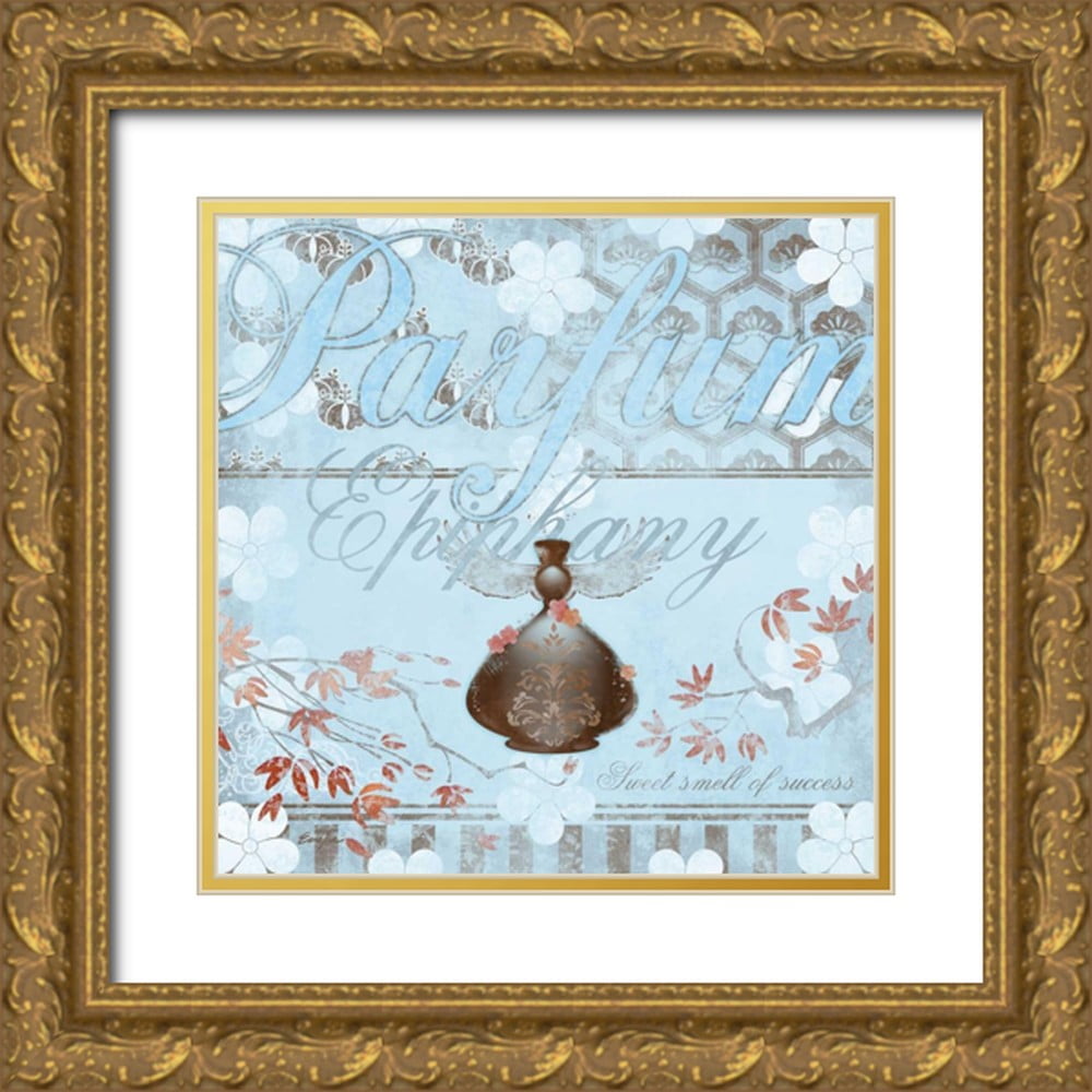 Evelia Designs 26x26 Gold Ornate Wood Framed with Double Matting Museum Art Print Titled - Haute ...