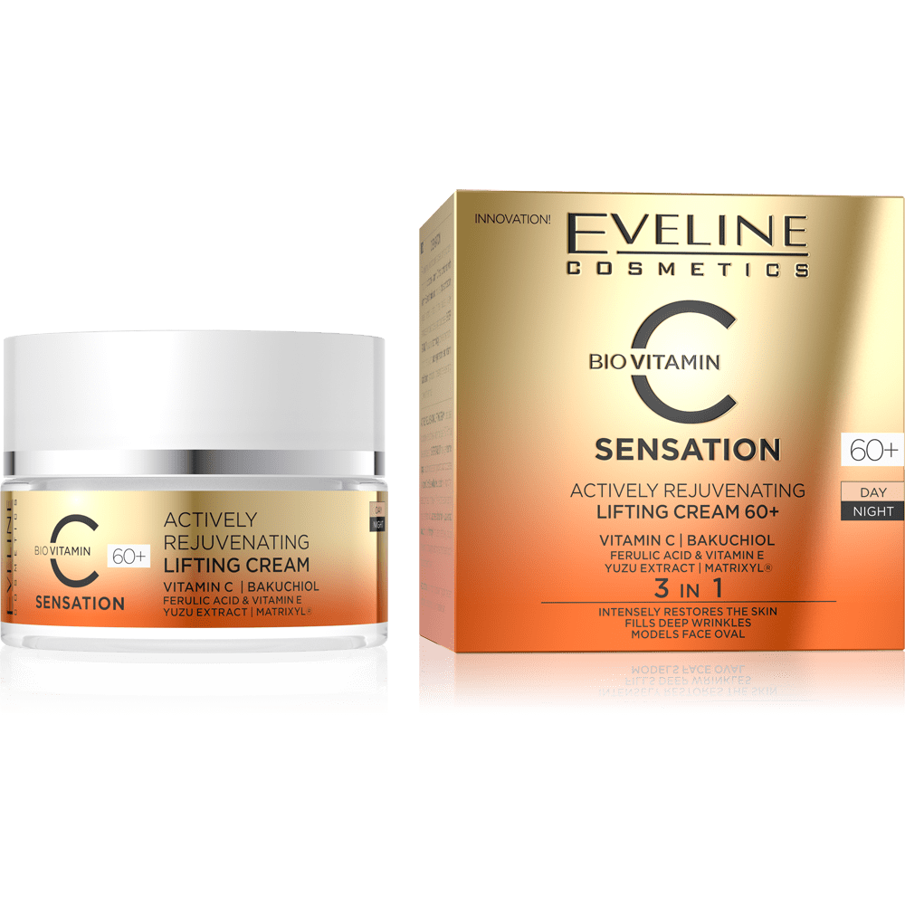 Eveline C-Sensation 60+ Actively Rejuvenating Lifting Cream – Anti ...
