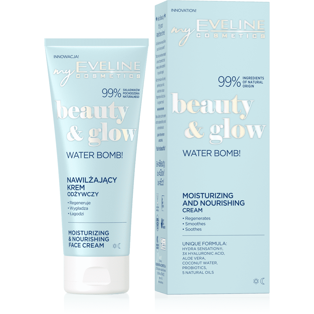 Eveline Cosmetics Beauty & Glow Moisturizing and Nourishing Day & Night ...