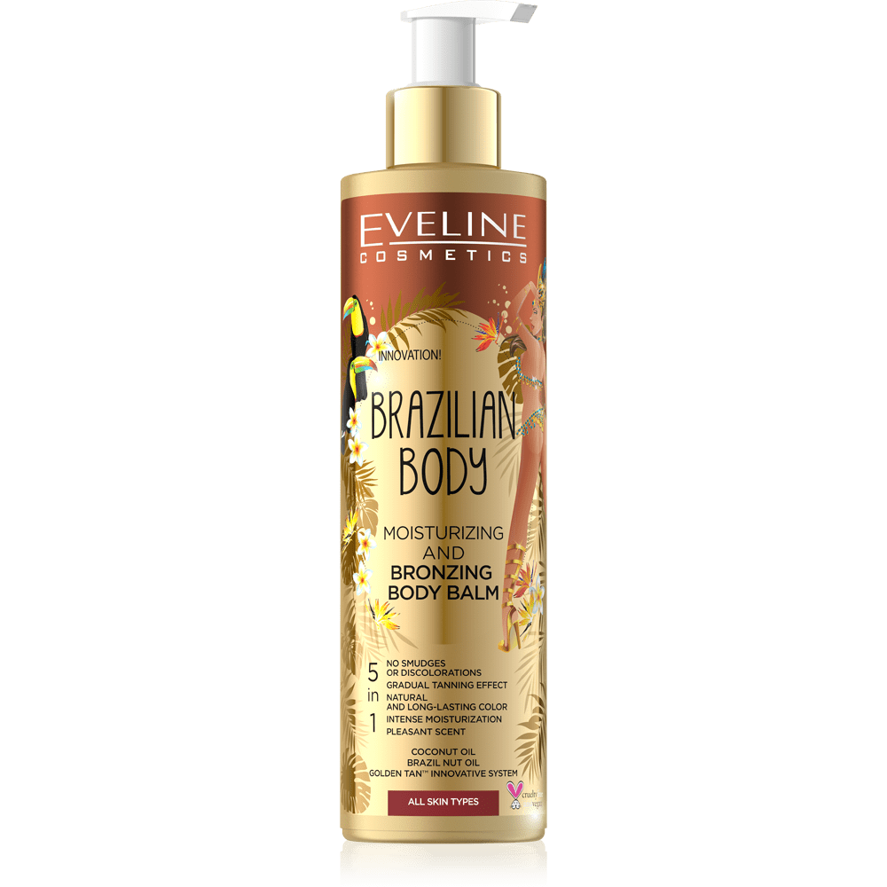 Eveline Cosmetics Brazilian Body 5 in 1 Moisturizing and Bronzing Balm ...