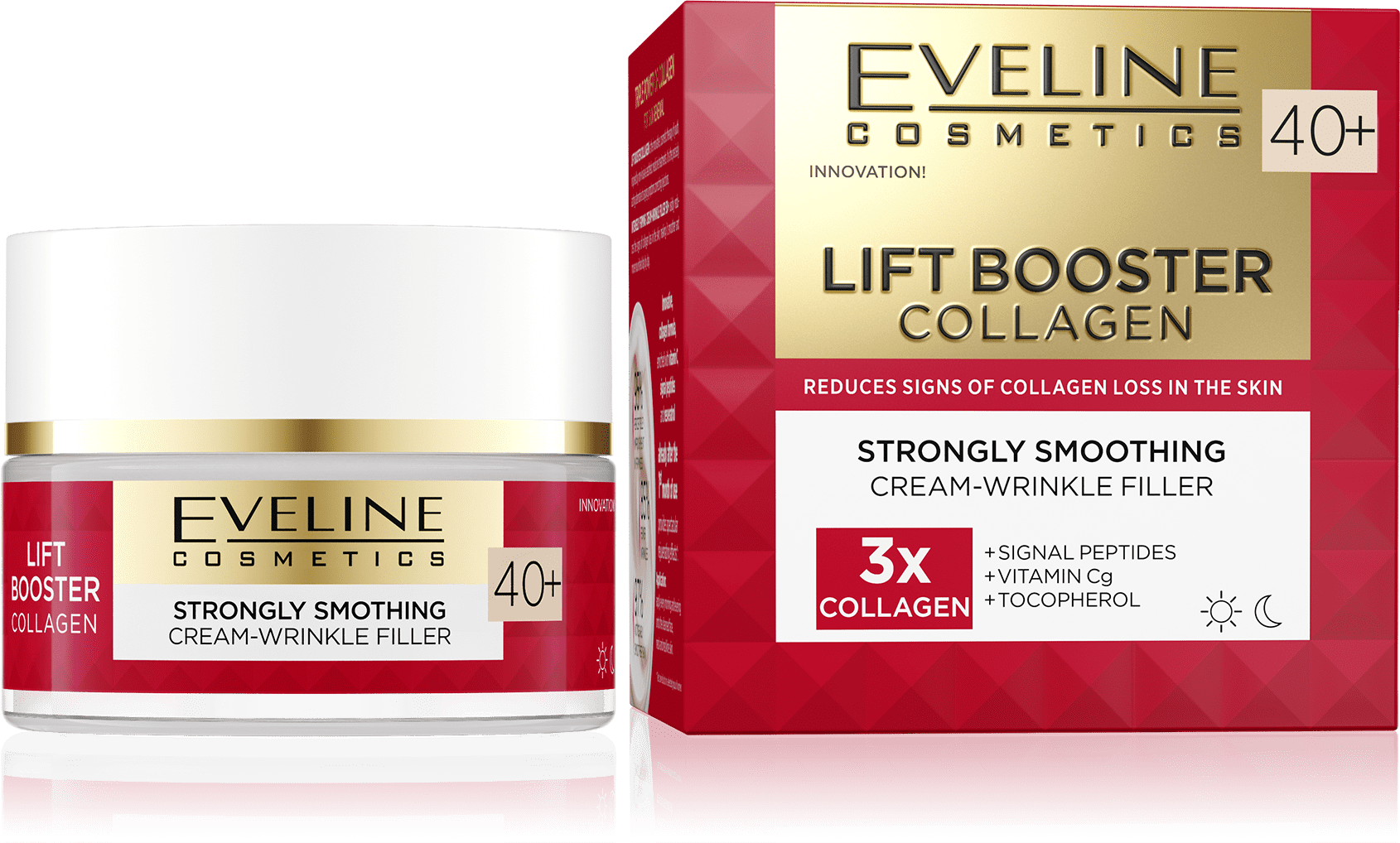 Eveline Cosmetics Lift Booster Collagen Strongly Smoothing Wrinkle ...