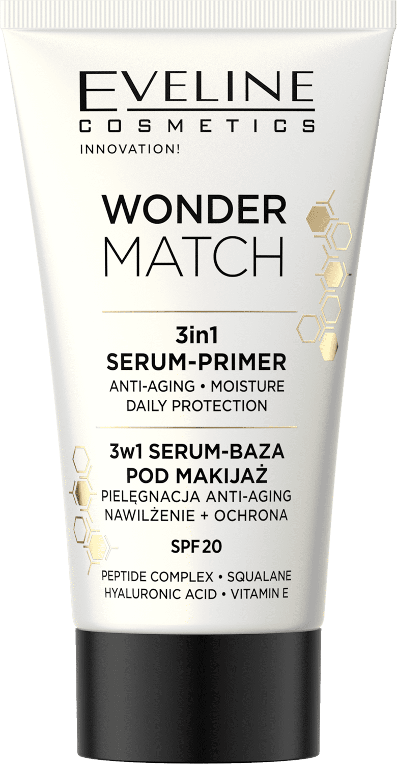 Eveline Cosmetics Wonder Match SPF 20 Serum-Makeup Base 3in1 (30ml) - Walmart.com