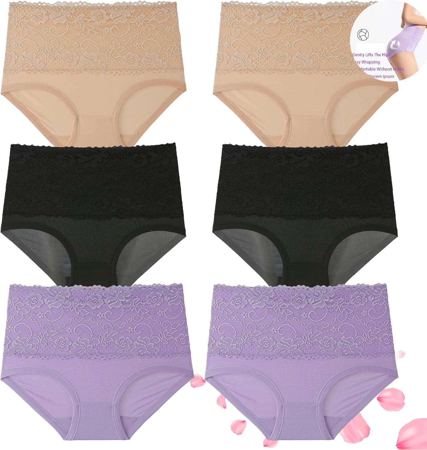 Evella Leakproof Underwear, Evella Leak Proof Panties, High-Waisted ...