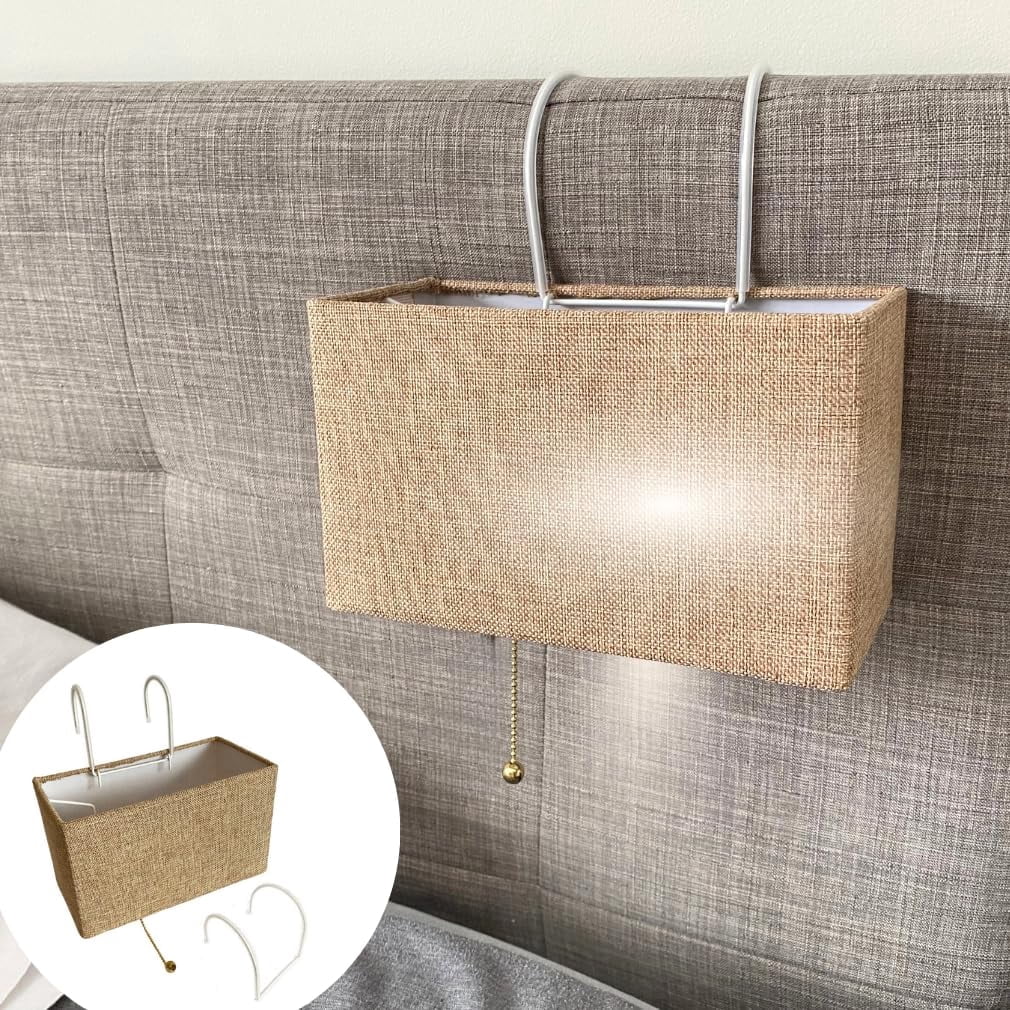 Evelots Bed Headboard Reading Lamp Book Light -Soft Reading Light Lamp ...