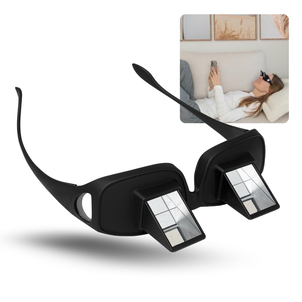 Evelots Laying Down Reading Glasses - Look Down Bed Readers - High ...