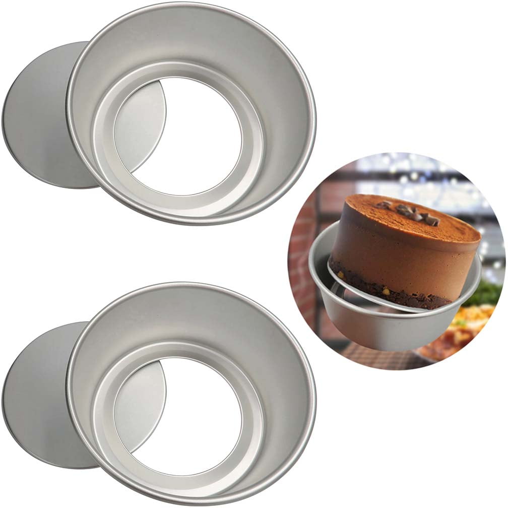 Evelots Set of 2 Cheesecake Pans-Removable Bottom-Round-Easy Release ...
