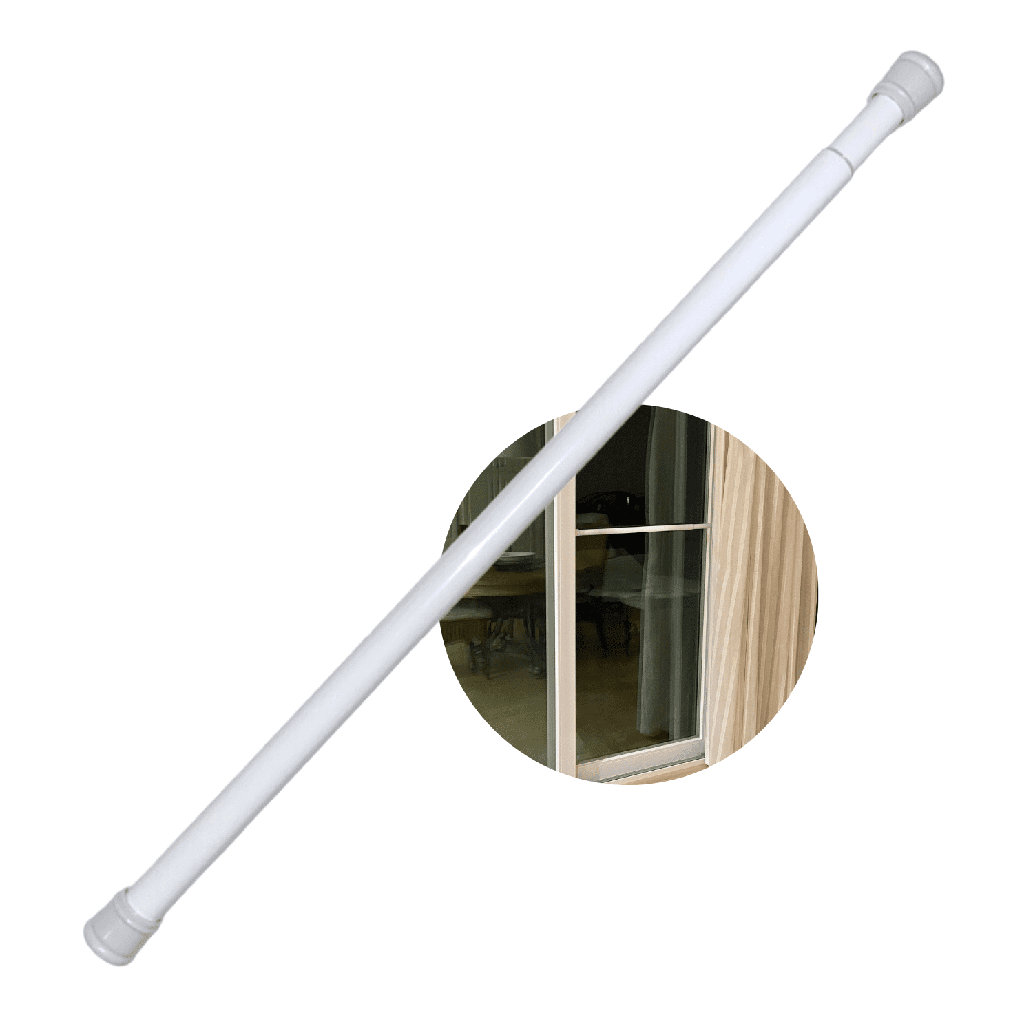 Evelots Sliding Door Security Bar-Adjustable Patio/Porch Anti-Theft ...